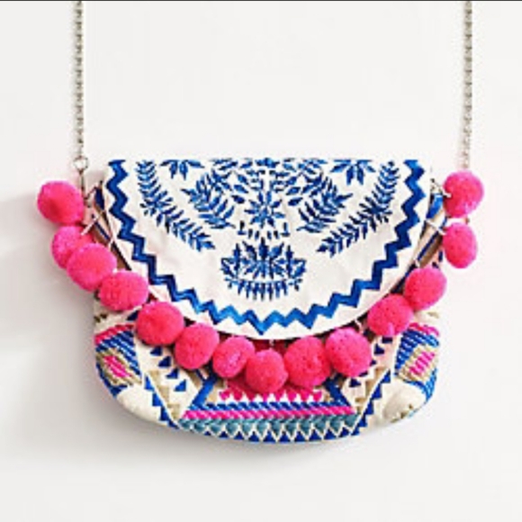 Paper Source | Bags | Pom Pom Purse | Poshmark